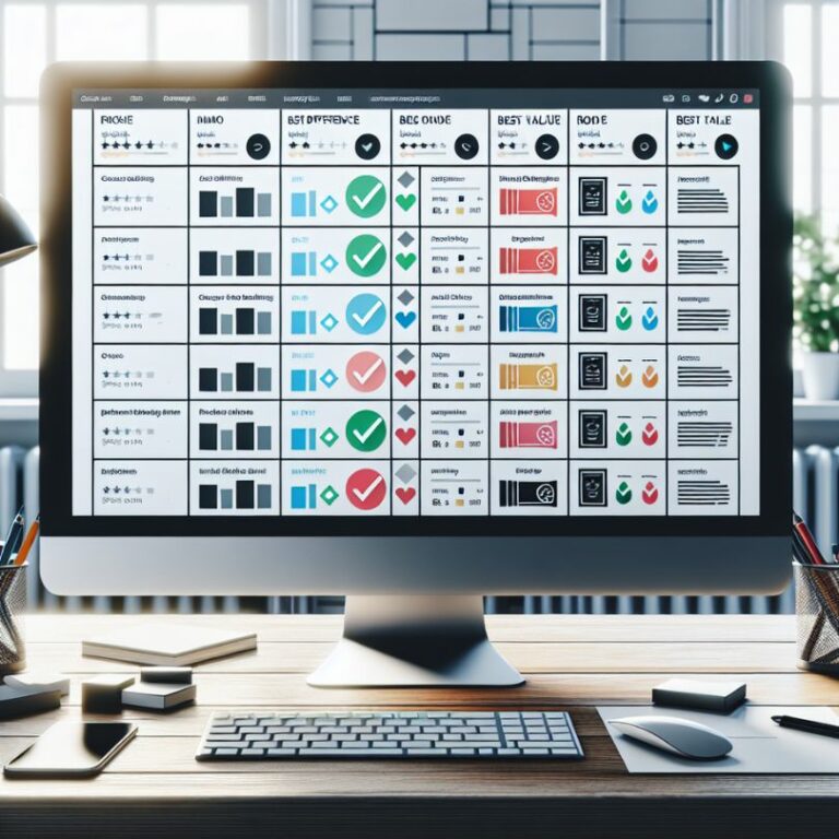 How to Create Product Comparison Charts: Complete Guide for Better ...